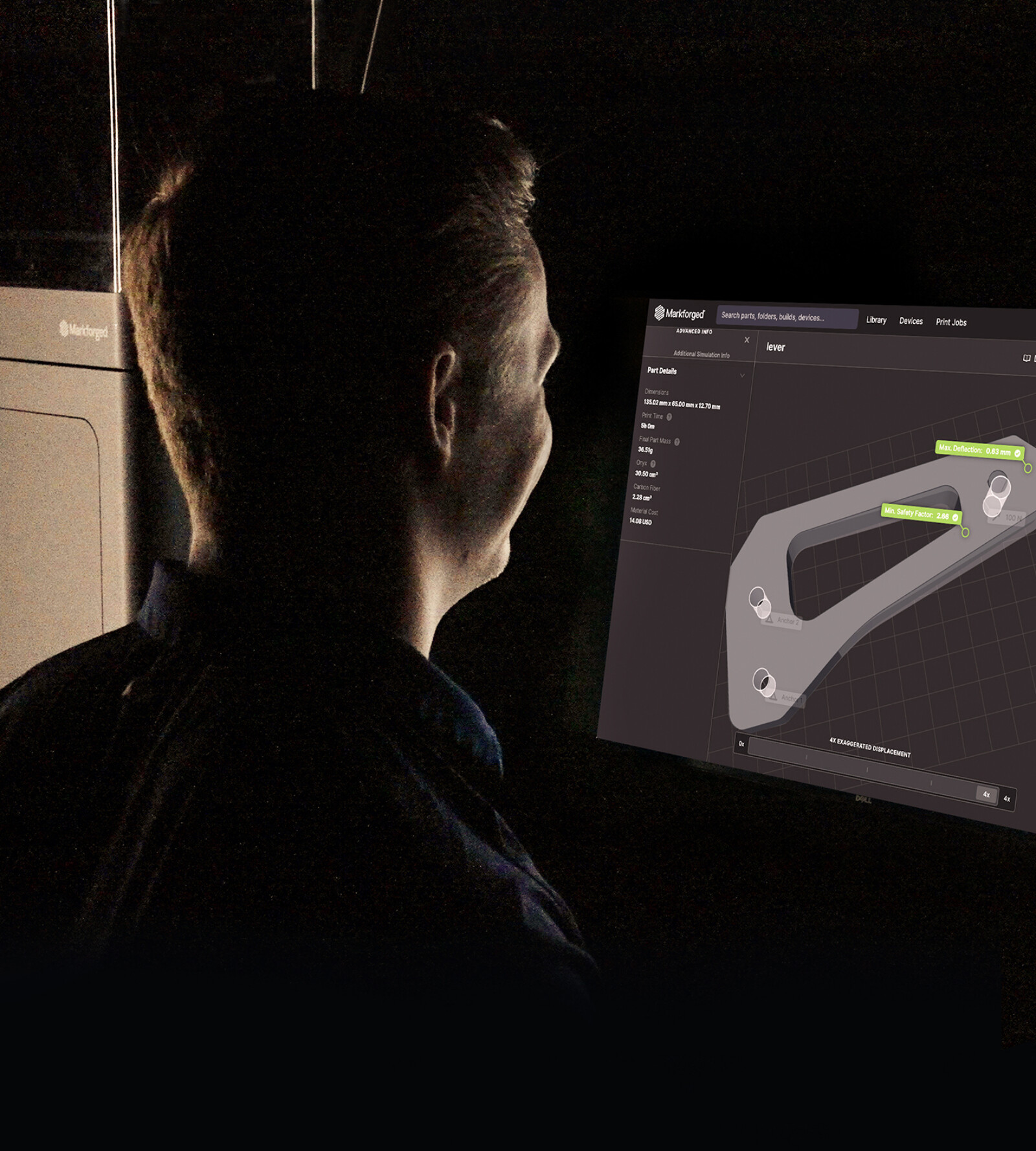 Simulation Software for 3D Printed Parts | Markforged